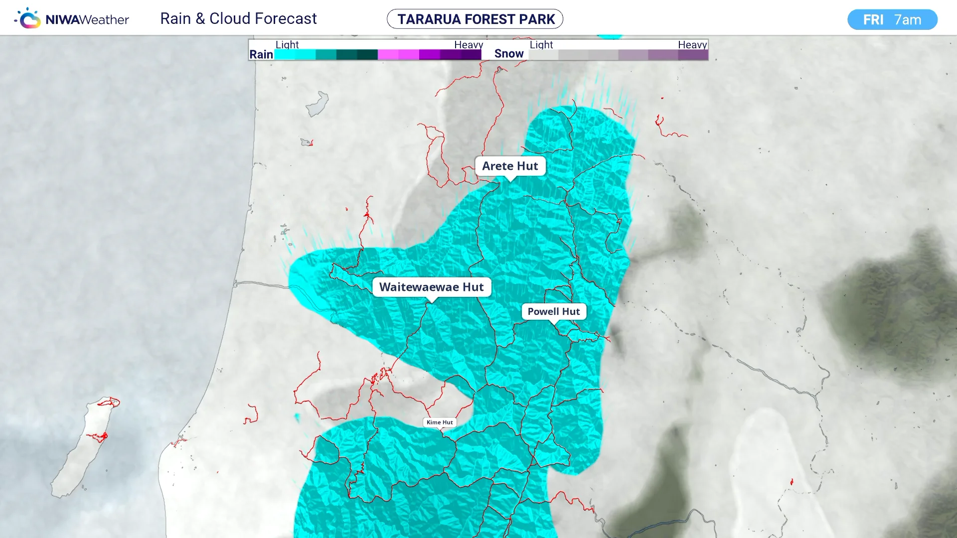 Tararua Forest Park Weather Outlook on Vimeo