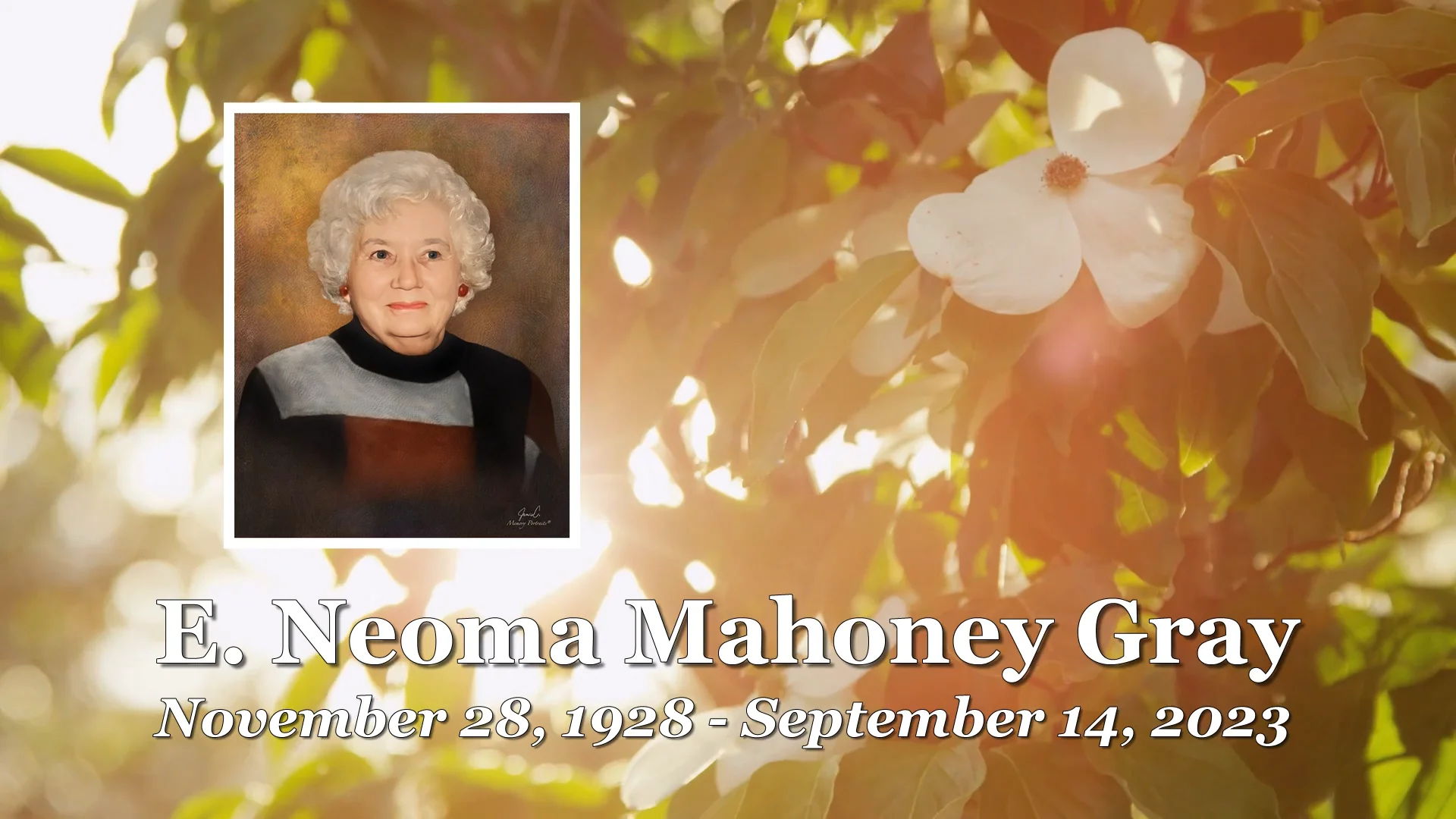 E. Neoma Mahoney Gray - Morgan & Nay Neoma Gray on Vimeo