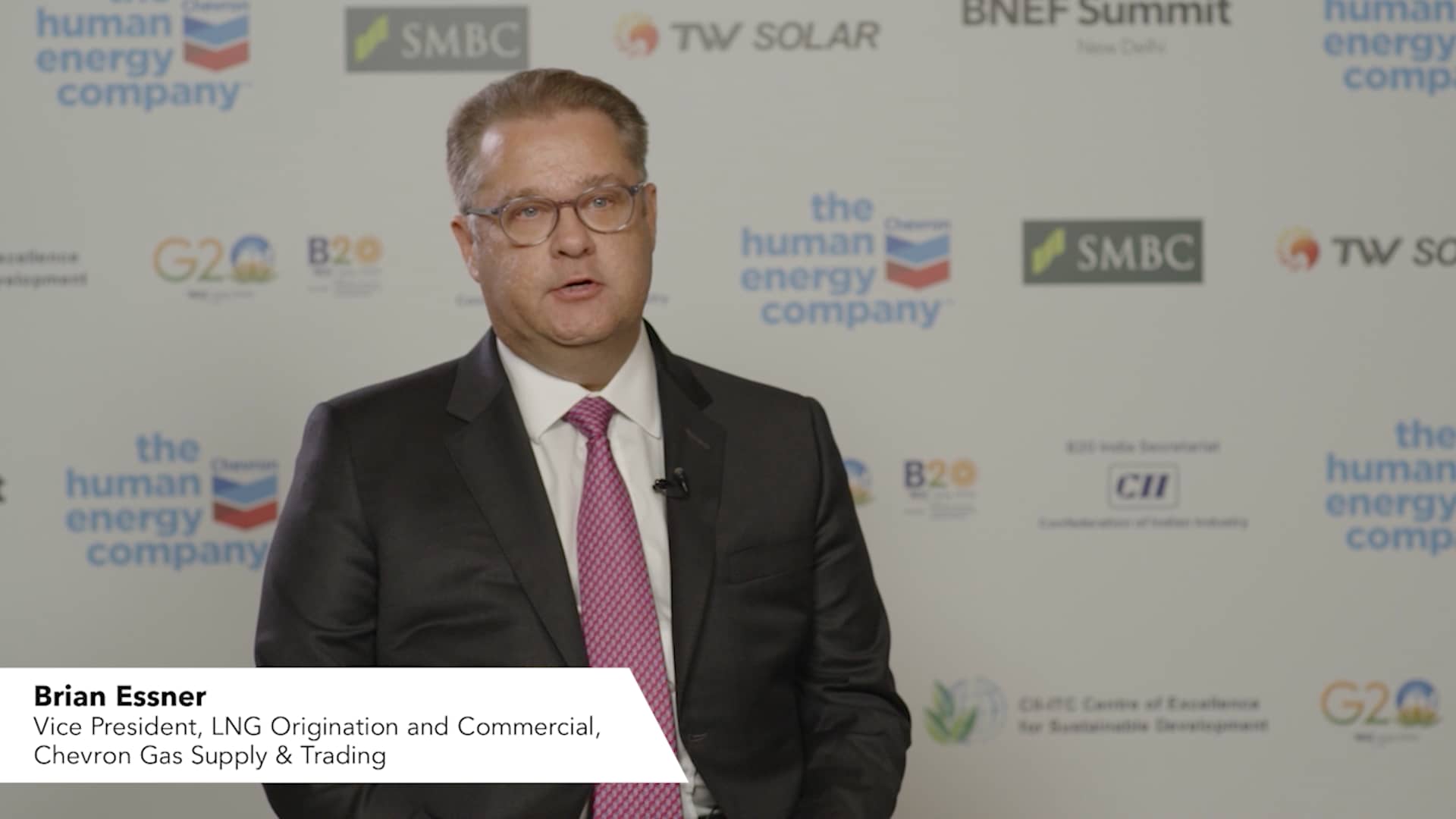 BNEF Summit New Delhi 2023 Interview: Brian Essner, Chevron Gas Supply ...