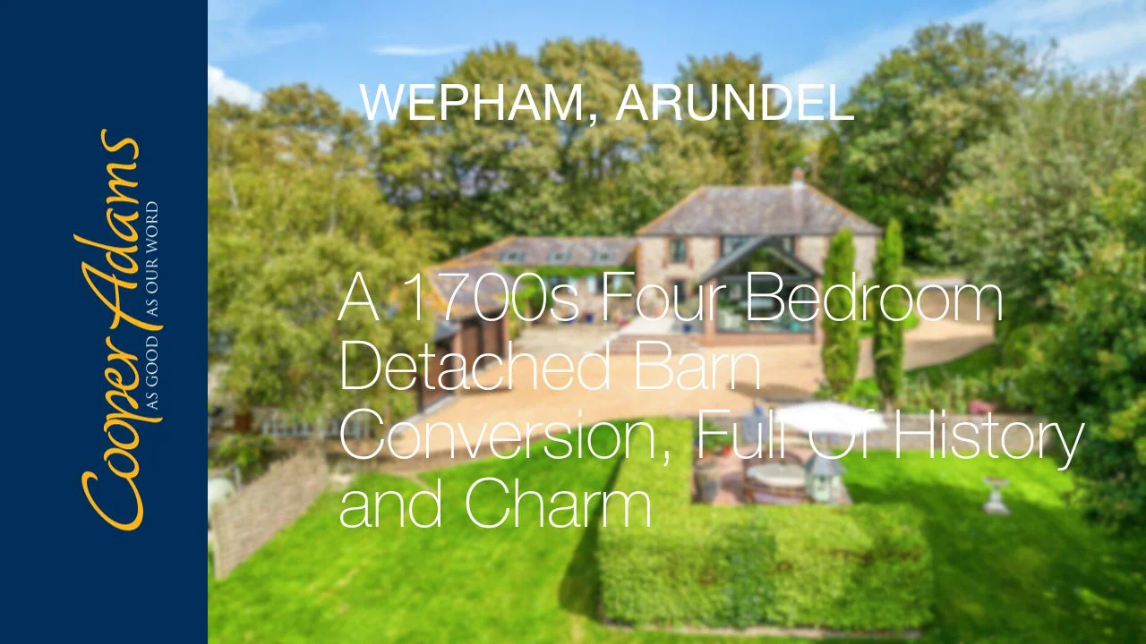 Wepham Farm Barn, Wepham, West Sussex- Walk around video with Cooper ...