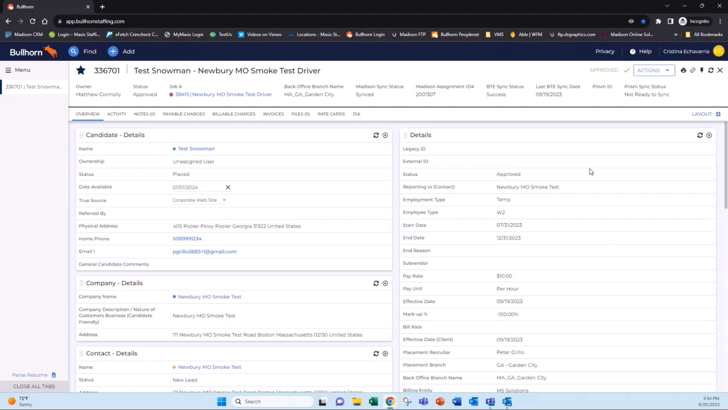 11. Change Request List Views (Manager Approval)