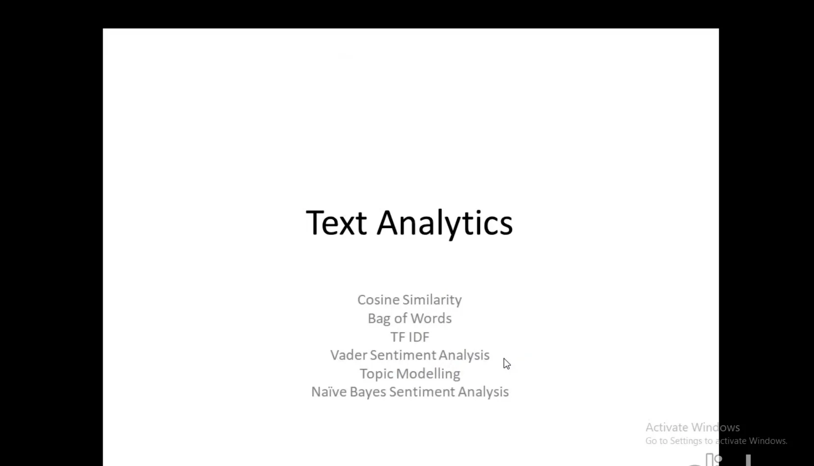 Text Analytics Bag of Words , TF IDF with Orange