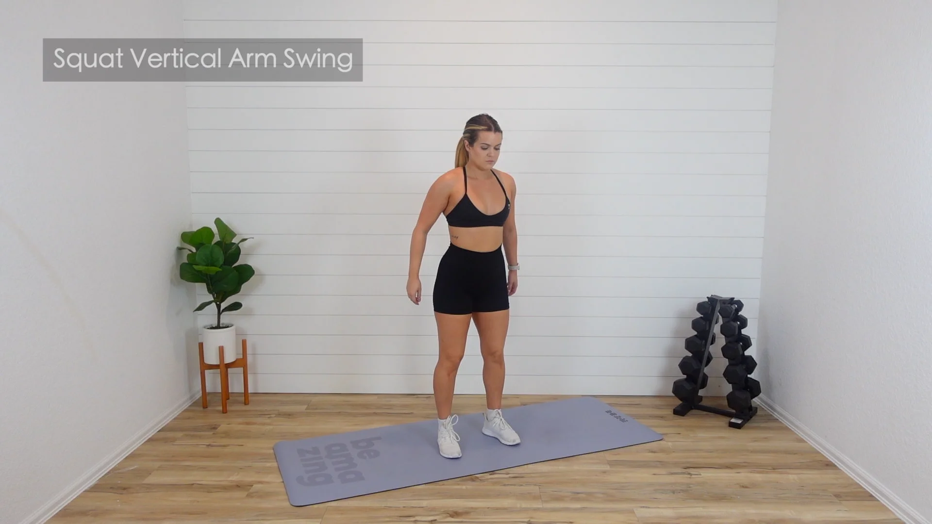 Squat Vertical Arm Swing on Vimeo