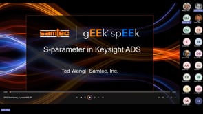 Webinar: How to Bring S-Parameters into your Simulation Tool | Samtec