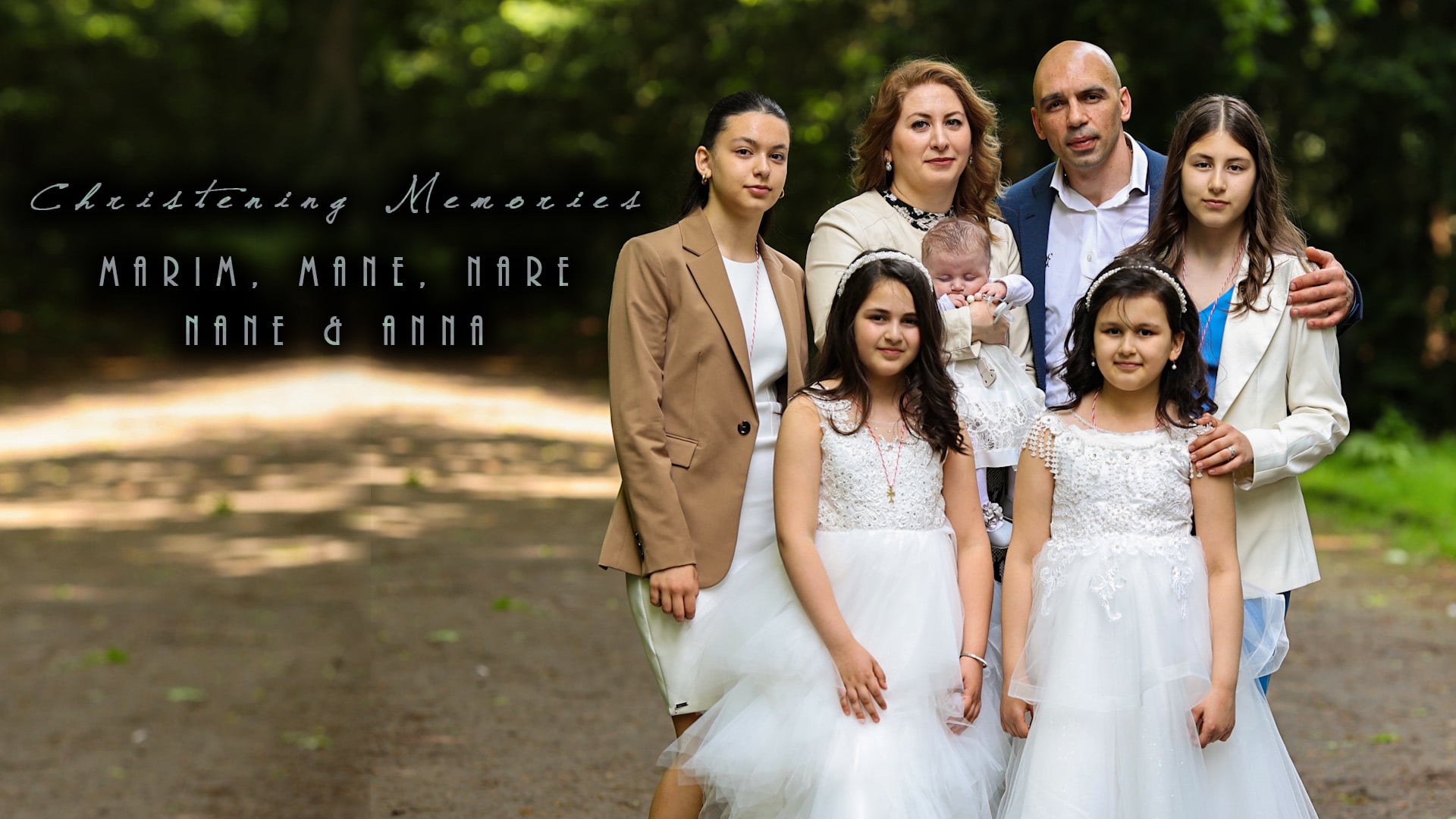 Christening Memories of Mariam, Mane, Nare, Nane & Anna