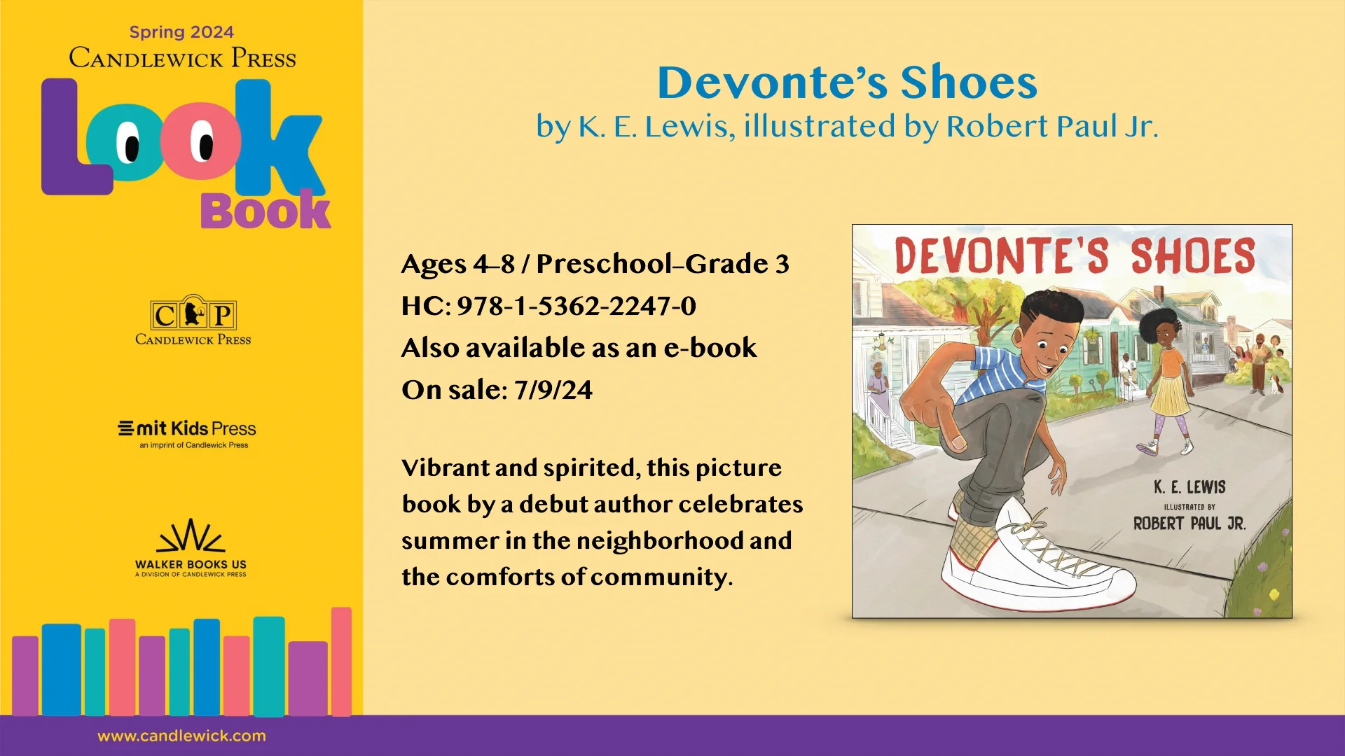 K. E. Lewis discusses DEVONTE’S SHOES