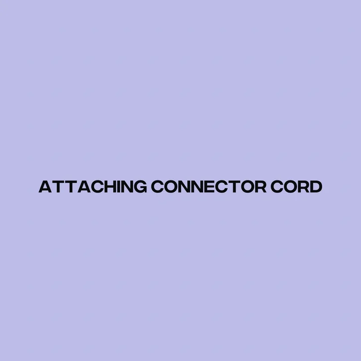 How To Attach Connector Cord on Vimeo