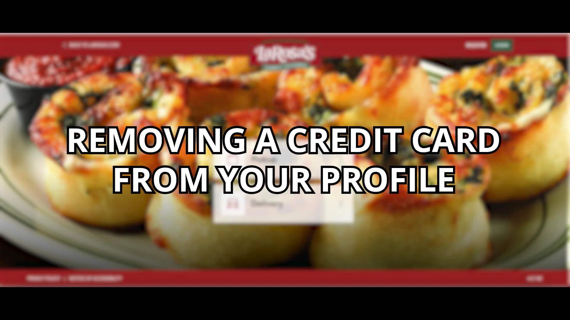 Removing a Credit Card from Your Account: Desktop on Vimeo