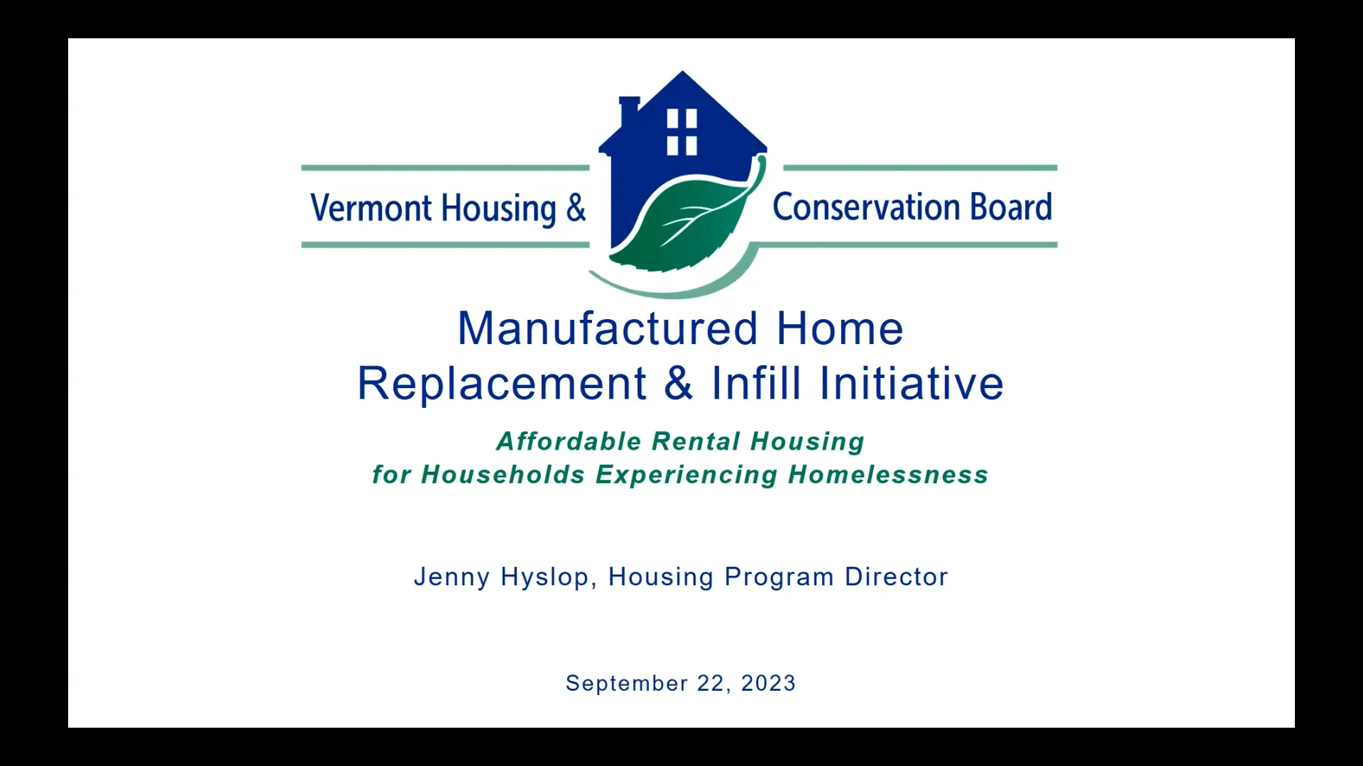Manufactured Home Replacement & Infill Initiative on Vimeo