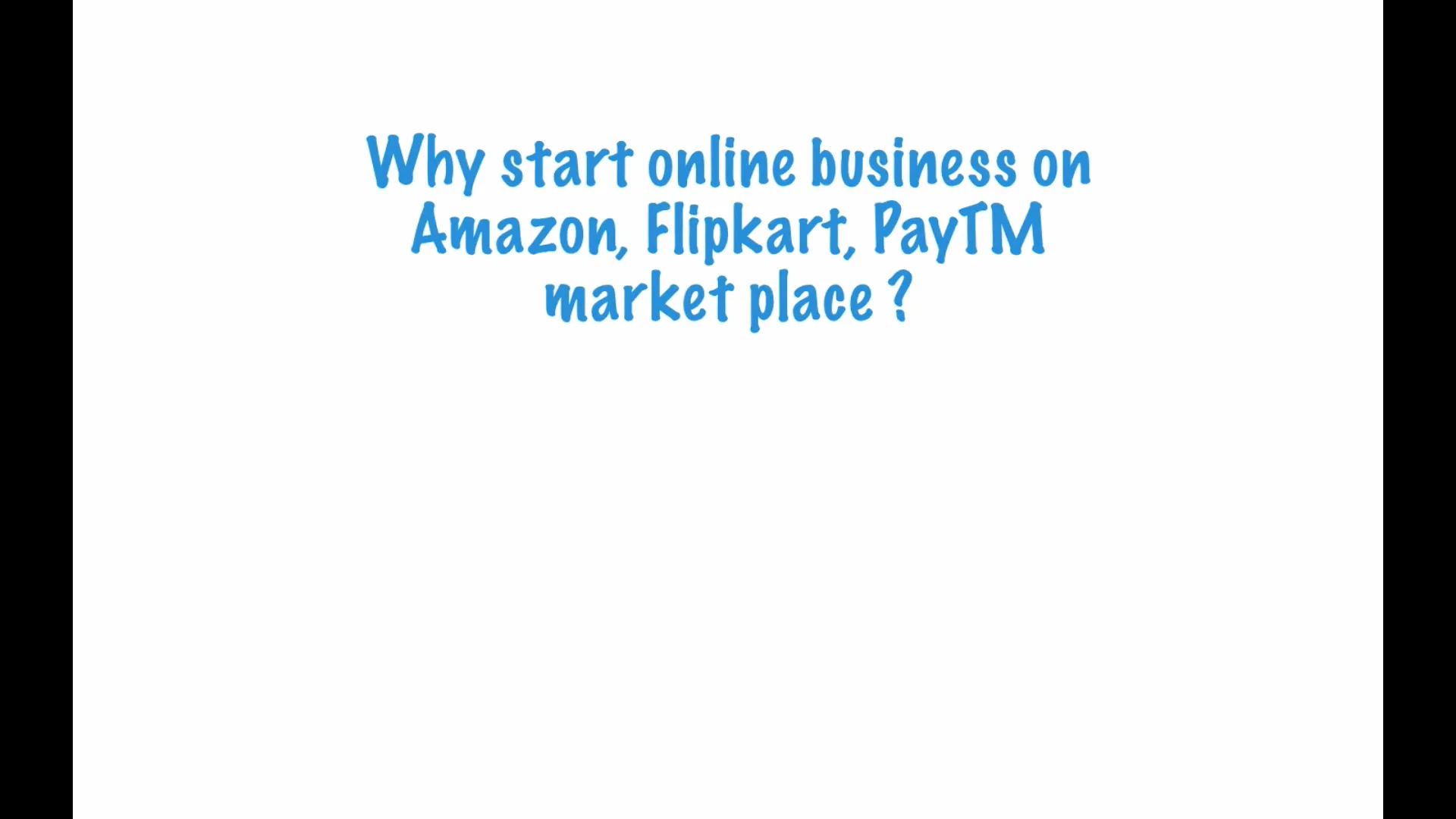 Module1, Chapter-4 About Marketplace & Why Sell Online on Vimeo