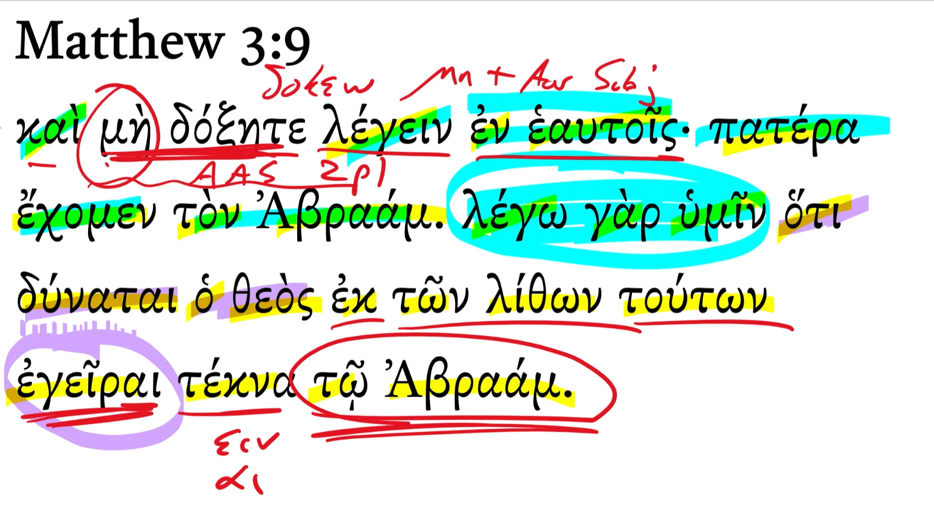 Matthew 3:9 on Vimeo