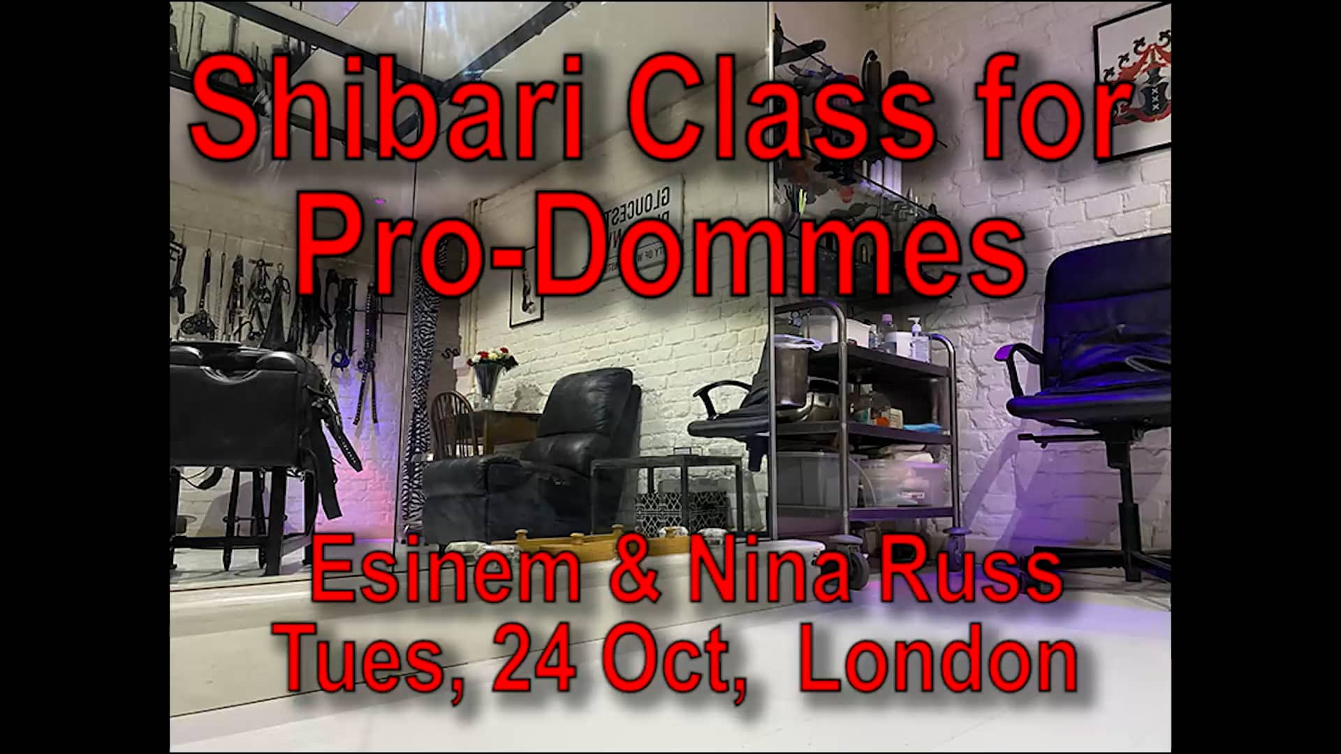 Shibari class pro-Dommes on Vimeo