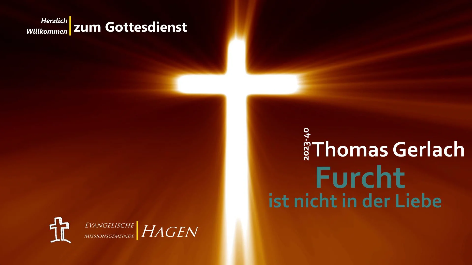 2023-40 - Thomas Gerlach - Furcht ist nicht in der Liebe on Vimeo