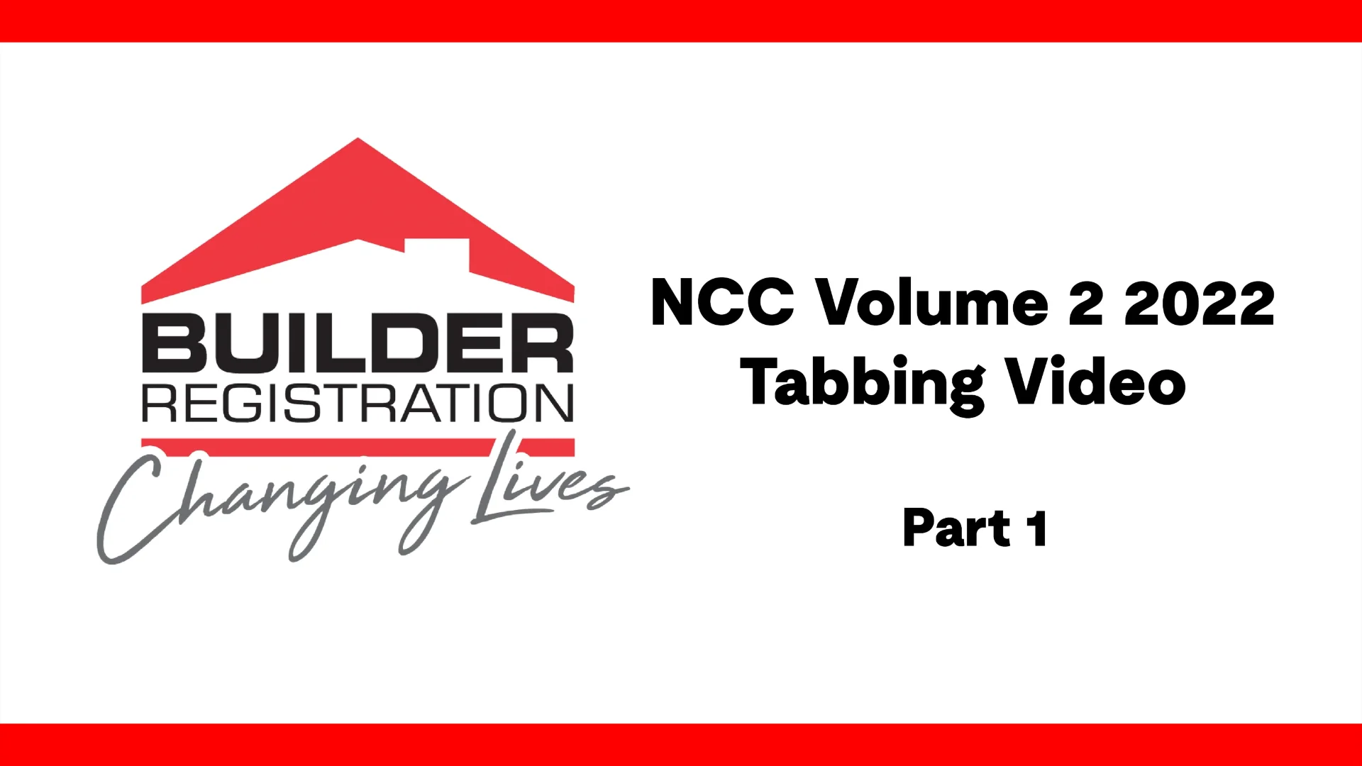 NCC Volume 2 2022 TABBING VIDEO_PART 1 on Vimeo