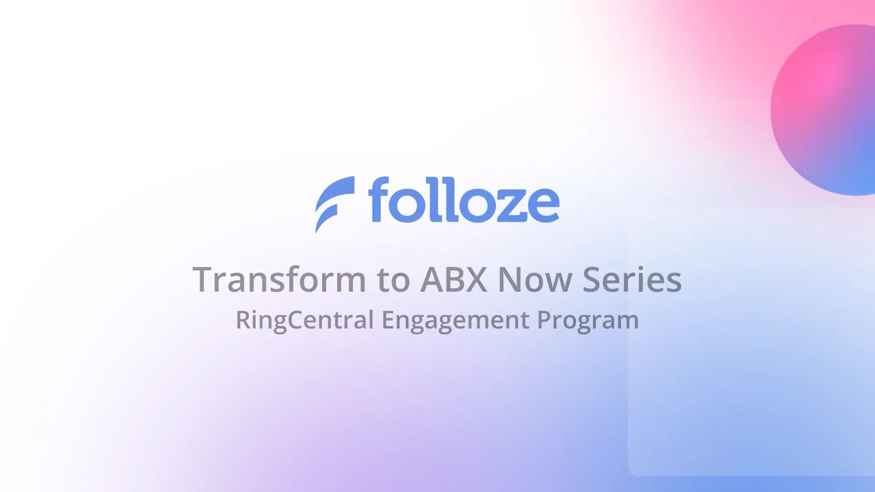 ABX Now Epi 2 - RingCentral Example on Vimeo