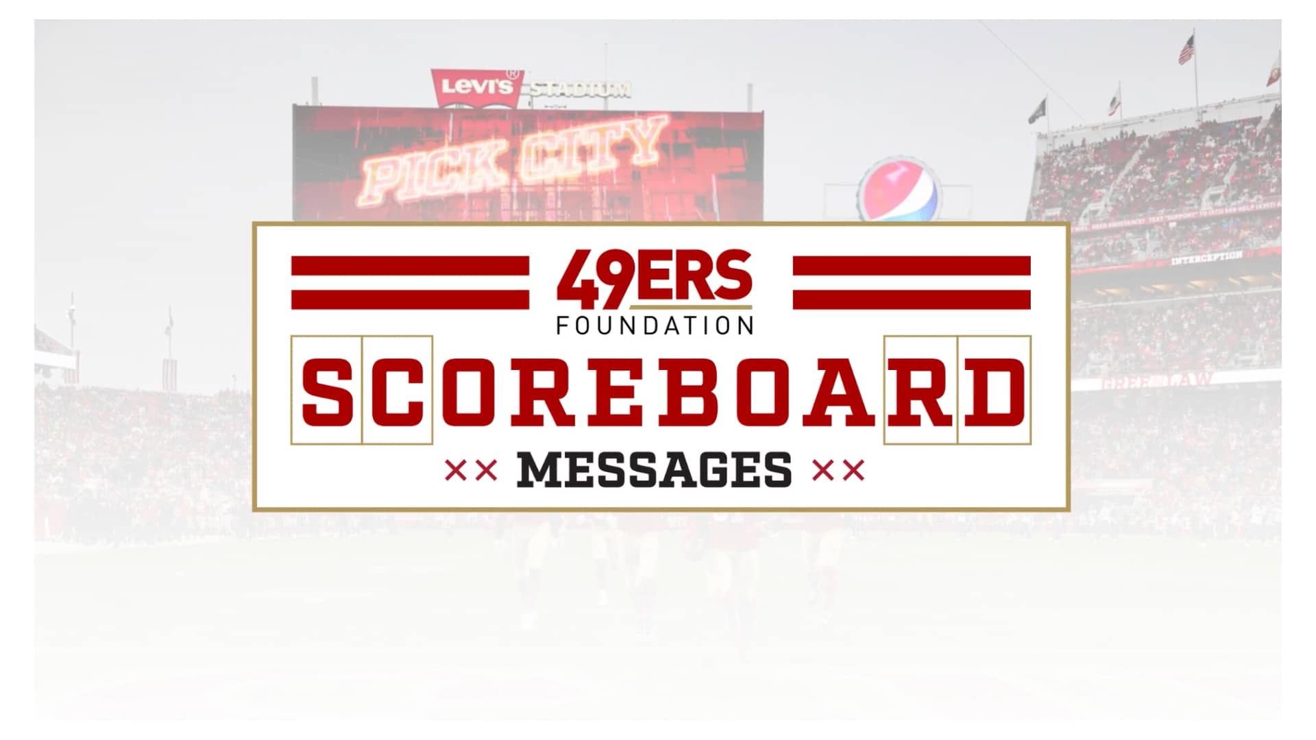 49ers Scoreboard Messages on Vimeo