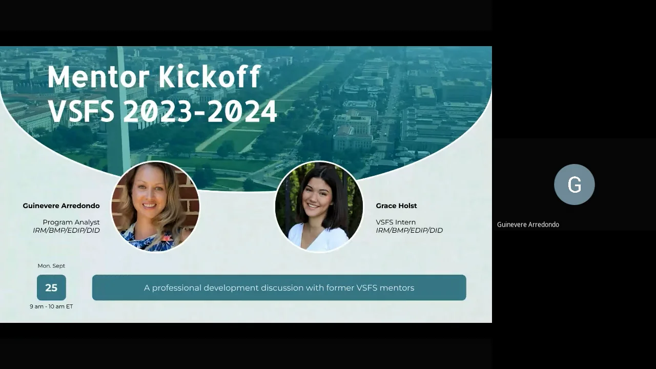 Mentor Kick-Off Session on Vimeo