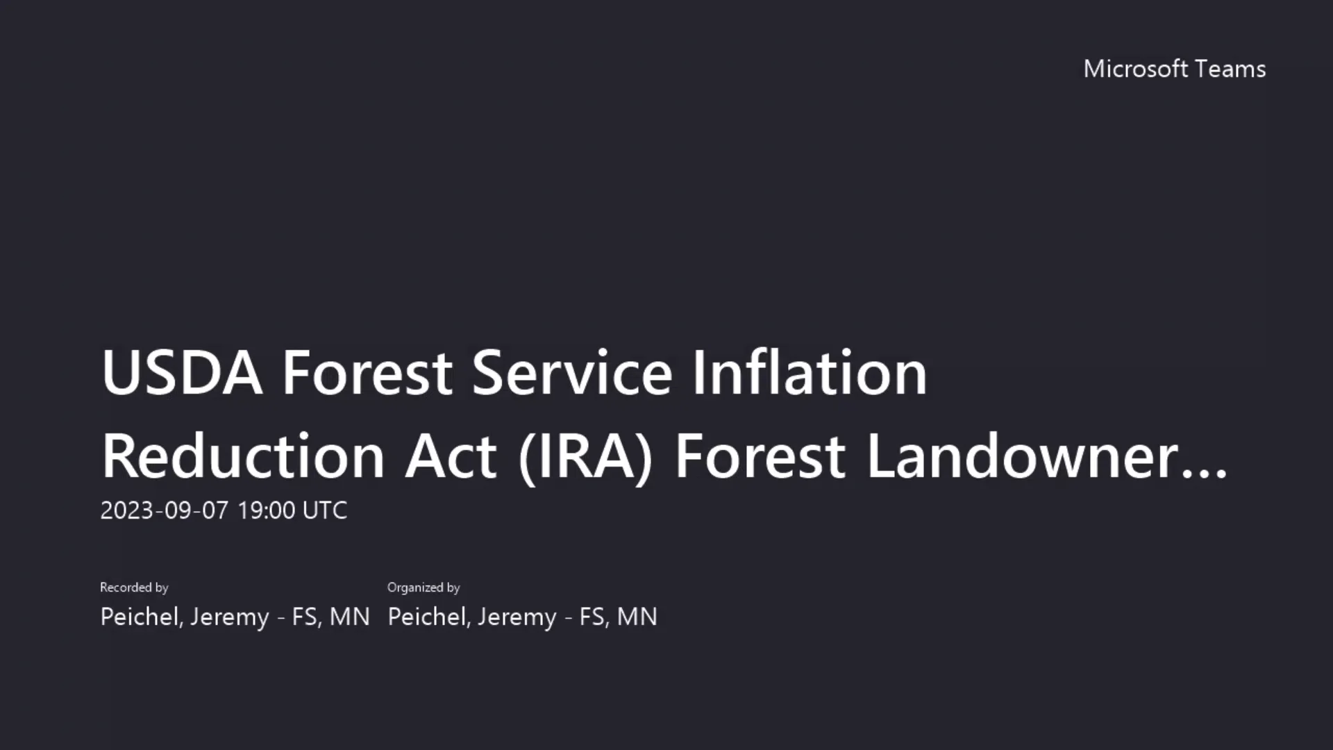 Inflation Reduction Act (IRA) Forest Landowner Support Notice of ...
