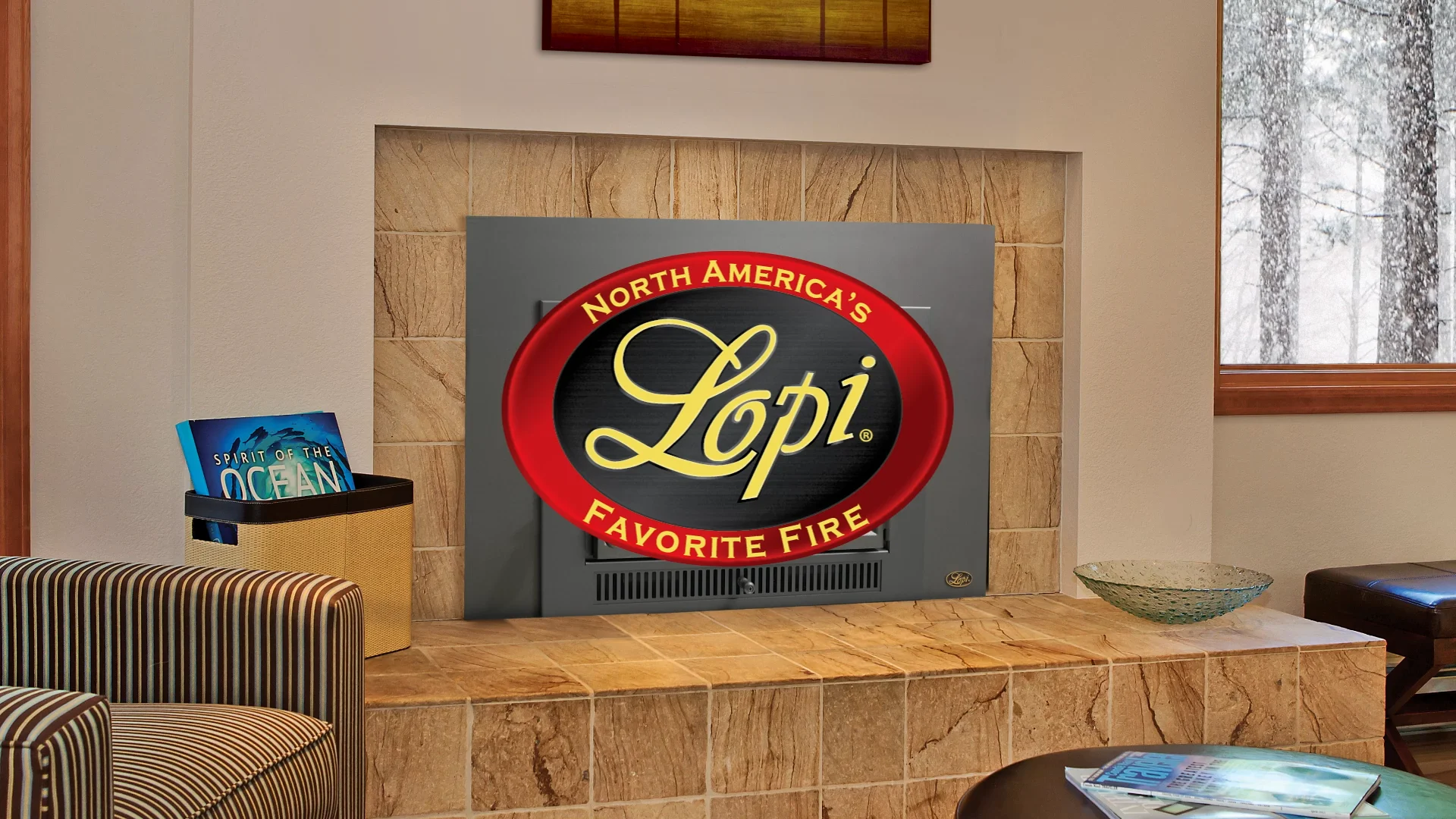 Lopi Medium Flush NexGen-Hybrid Insert - Arched Door on Vimeo
