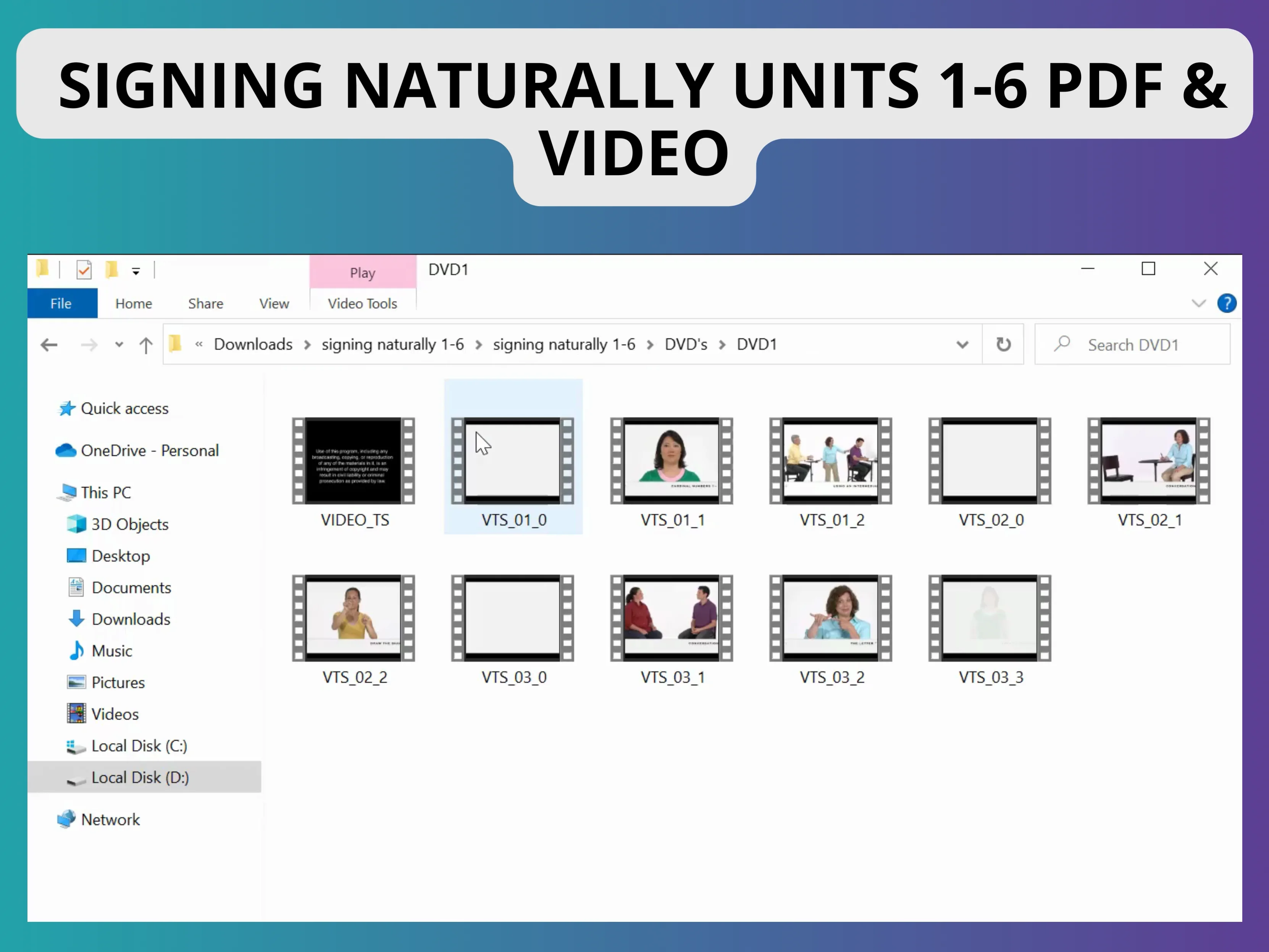 signing naturally units 1-6 asl book and video forasl.com