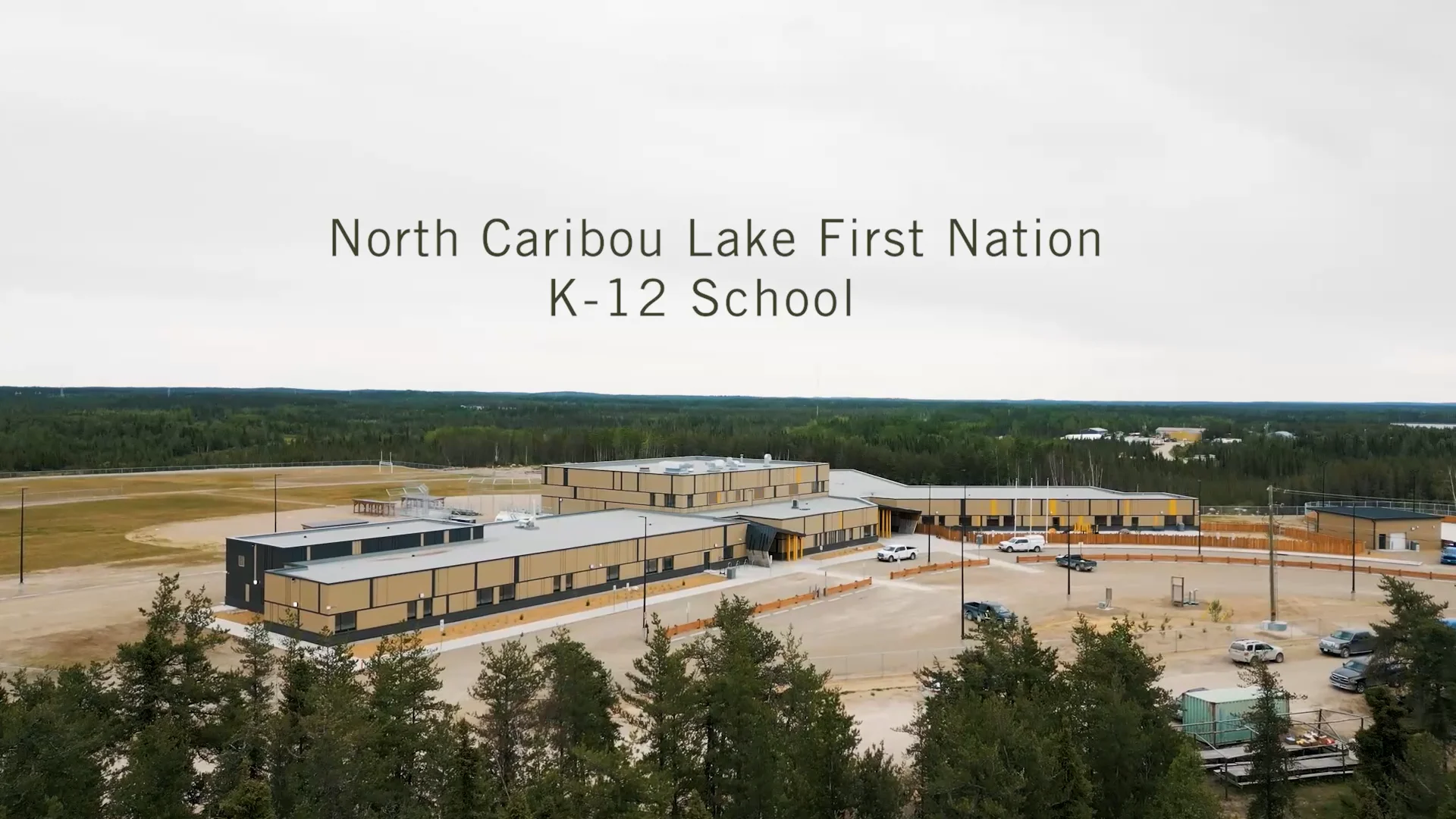 North Caribou Lake First Nation K-12 School on Vimeo