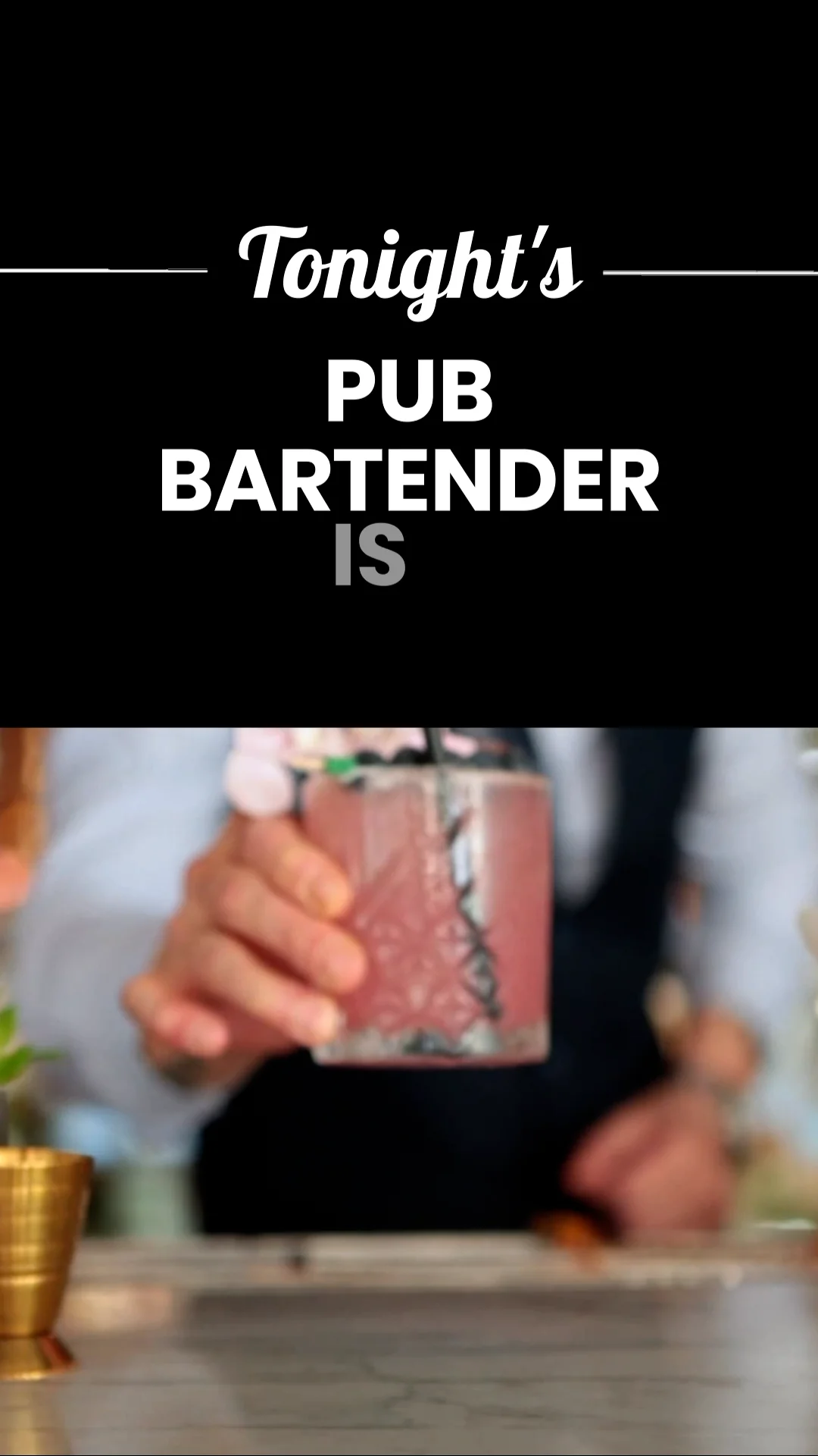 Tonight's Pub Bartender (9/28/23) on Vimeo