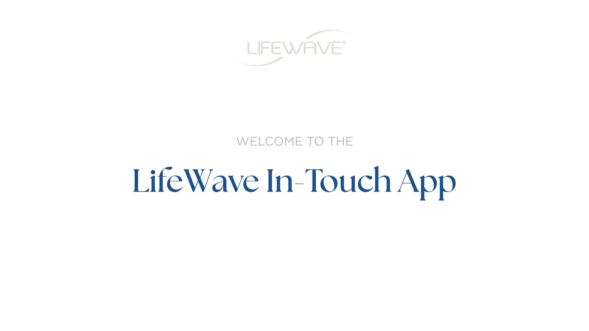 LifeWave Instant Enrollment Link for InTouch App