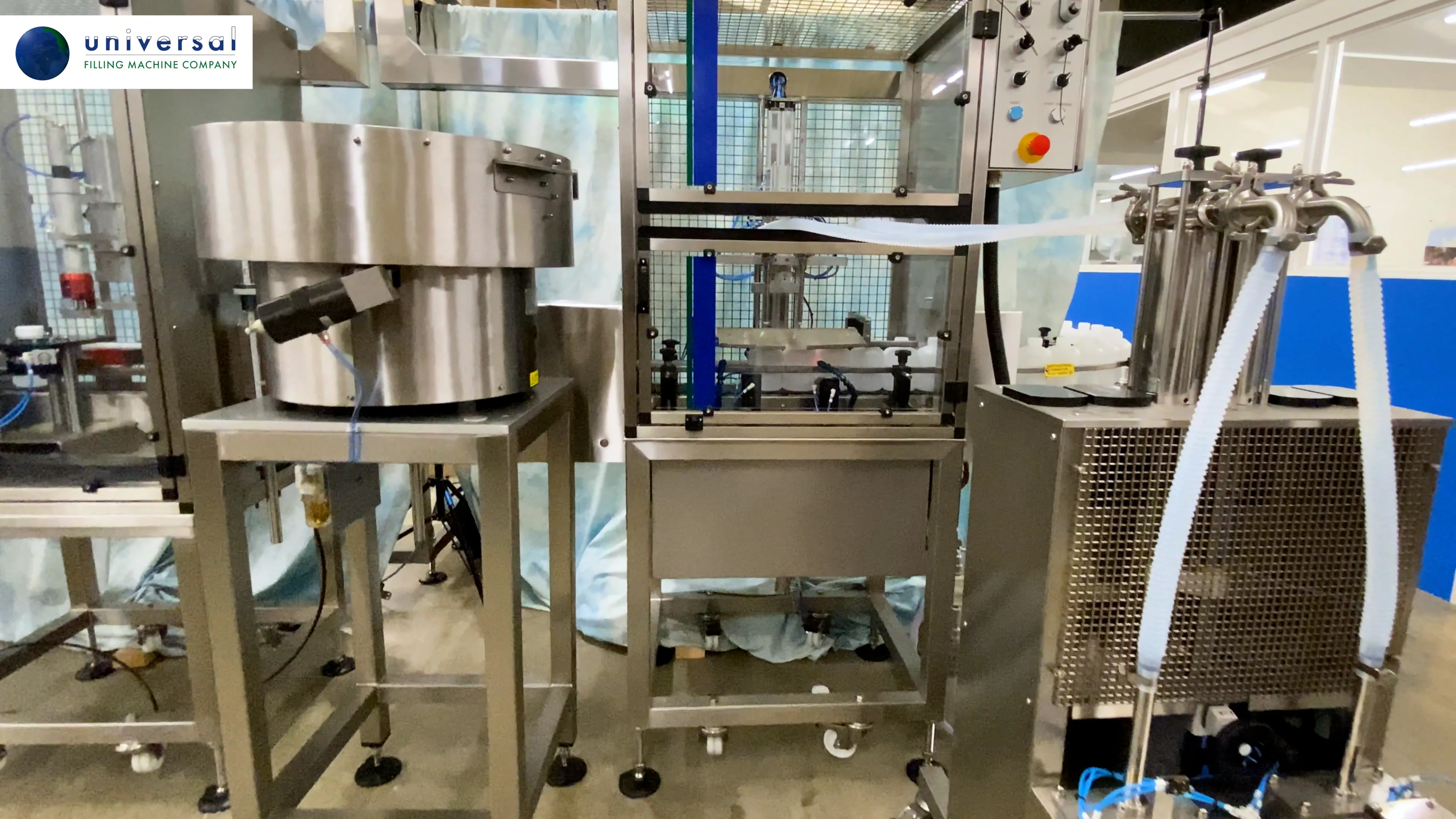 Twin Head Automatic Filling and Capping Machine - ATEX Certified on Vimeo