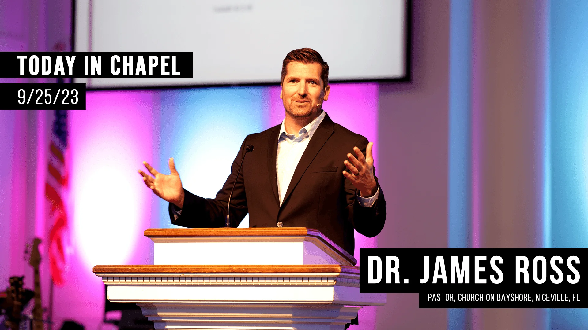 Chapel | Dr. James Ross | September 25, 2023 on Vimeo