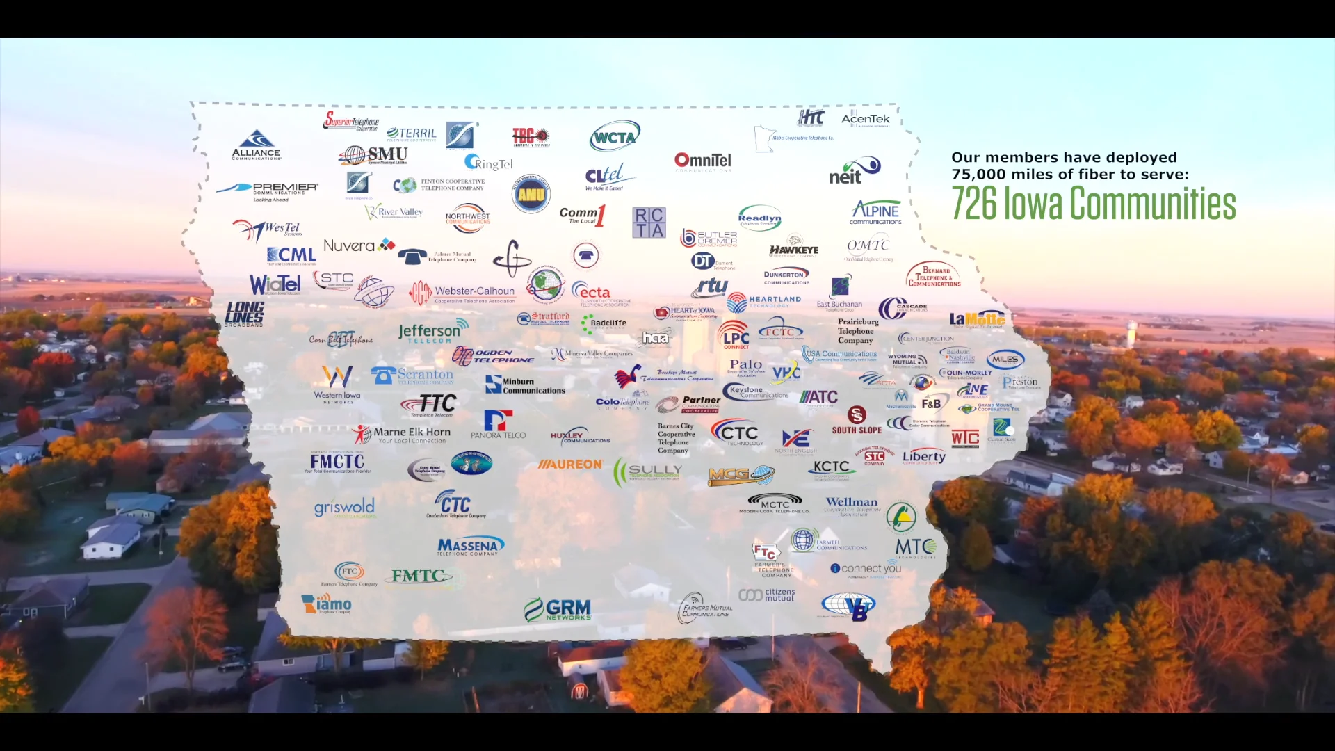 Iowa Communications Alliance - By the Numbers - 2023