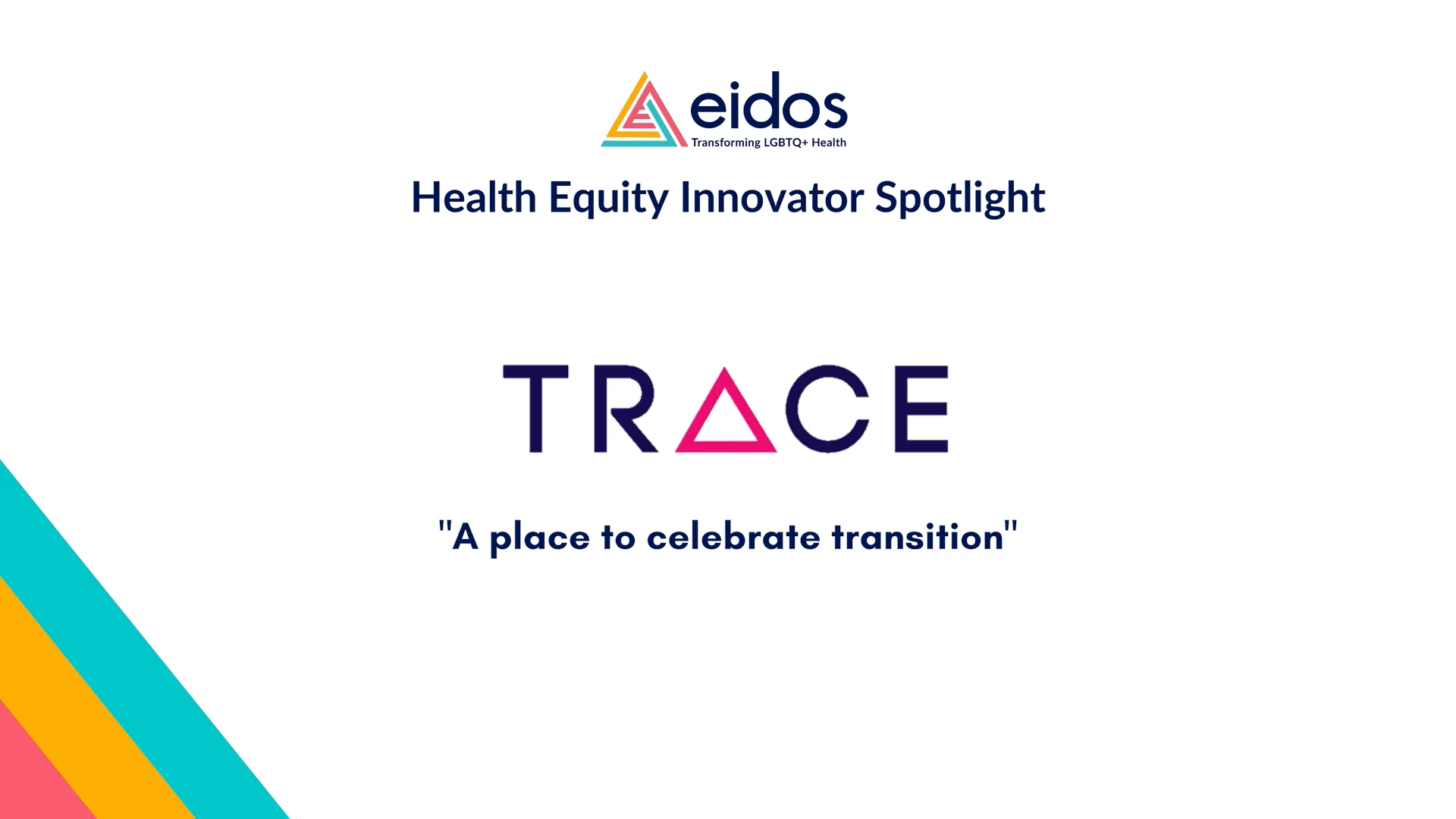 TRACE- Health Equity Innovator Spotlight on Vimeo
