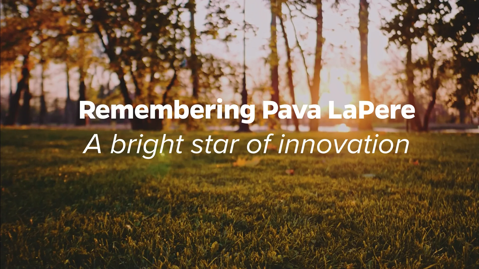 Remembering Pava LaPere on Vimeo