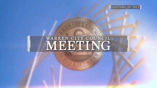 City Council Meetings - City of Warren