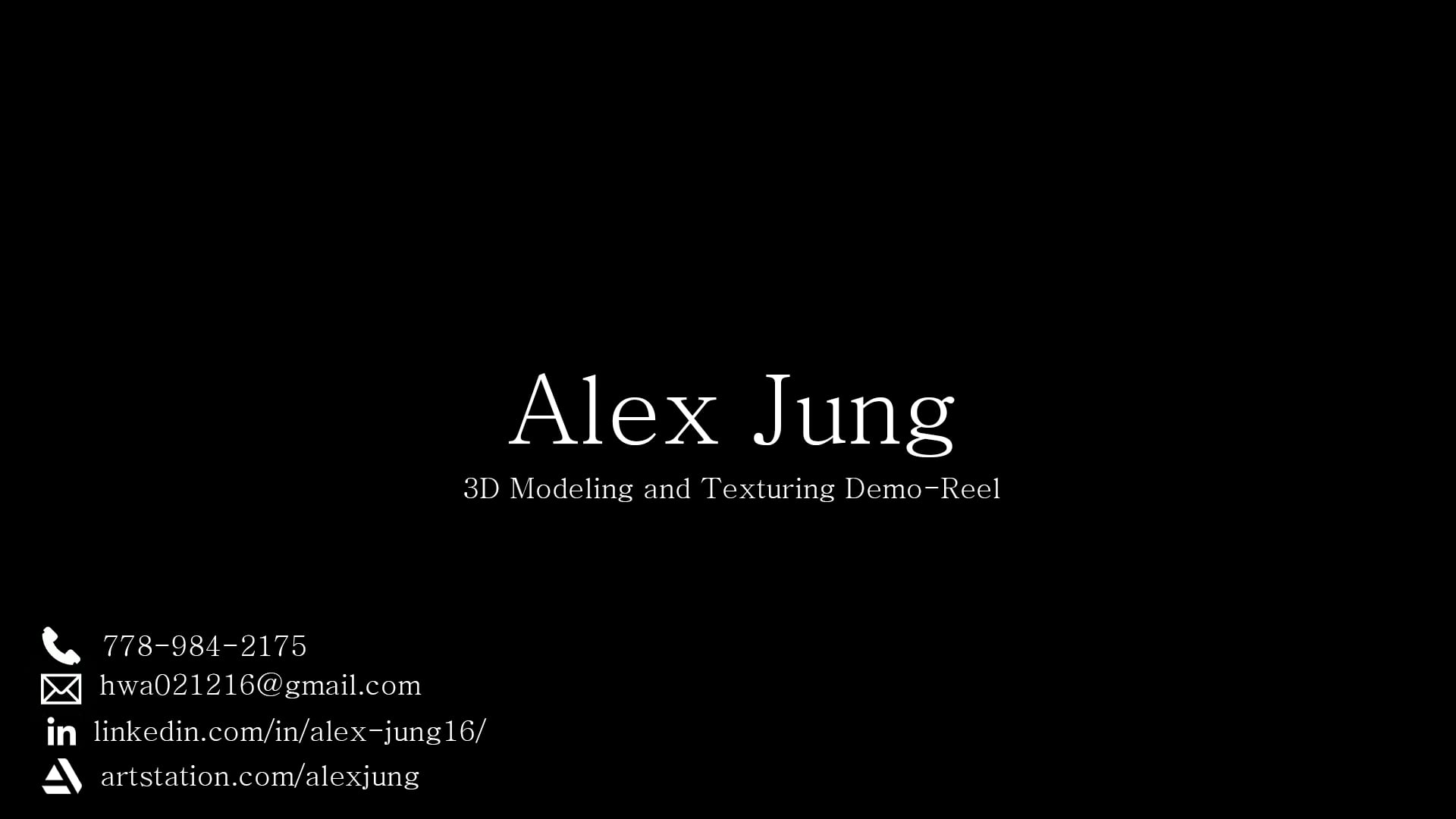 Alex Jung Demo reel 2023 | Videos & Movies on Vimeo