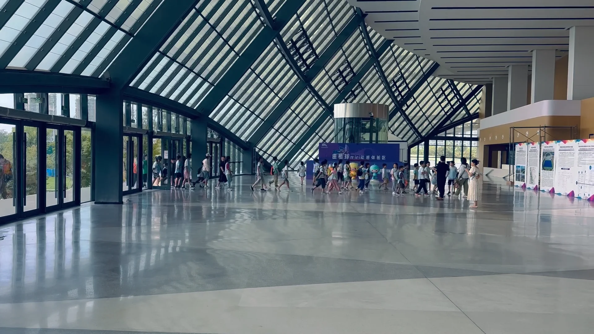 Asian Games 2023 Field Hockey Stadium Lobby on Vimeo