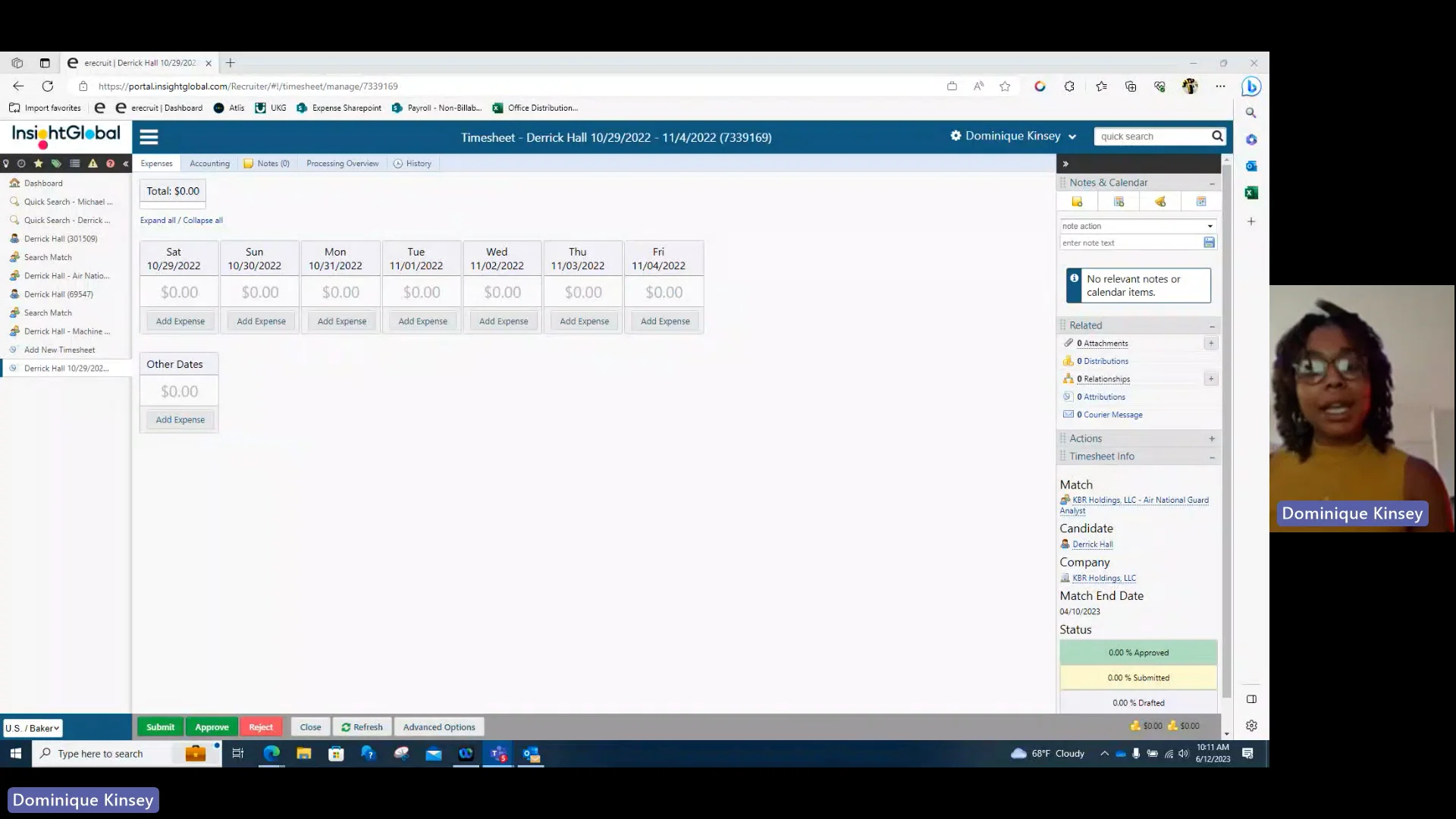How to Enter Expenses Into Erecruit on Vimeo