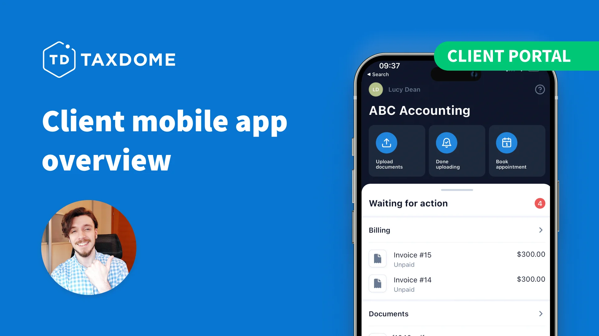 TaxDome Client Portal Mobile App: Overview on Vimeo