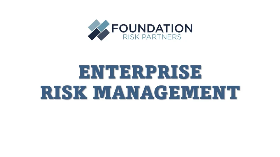 Enterprise Risk Management - Foundation Risk Rev 4 on Vimeo