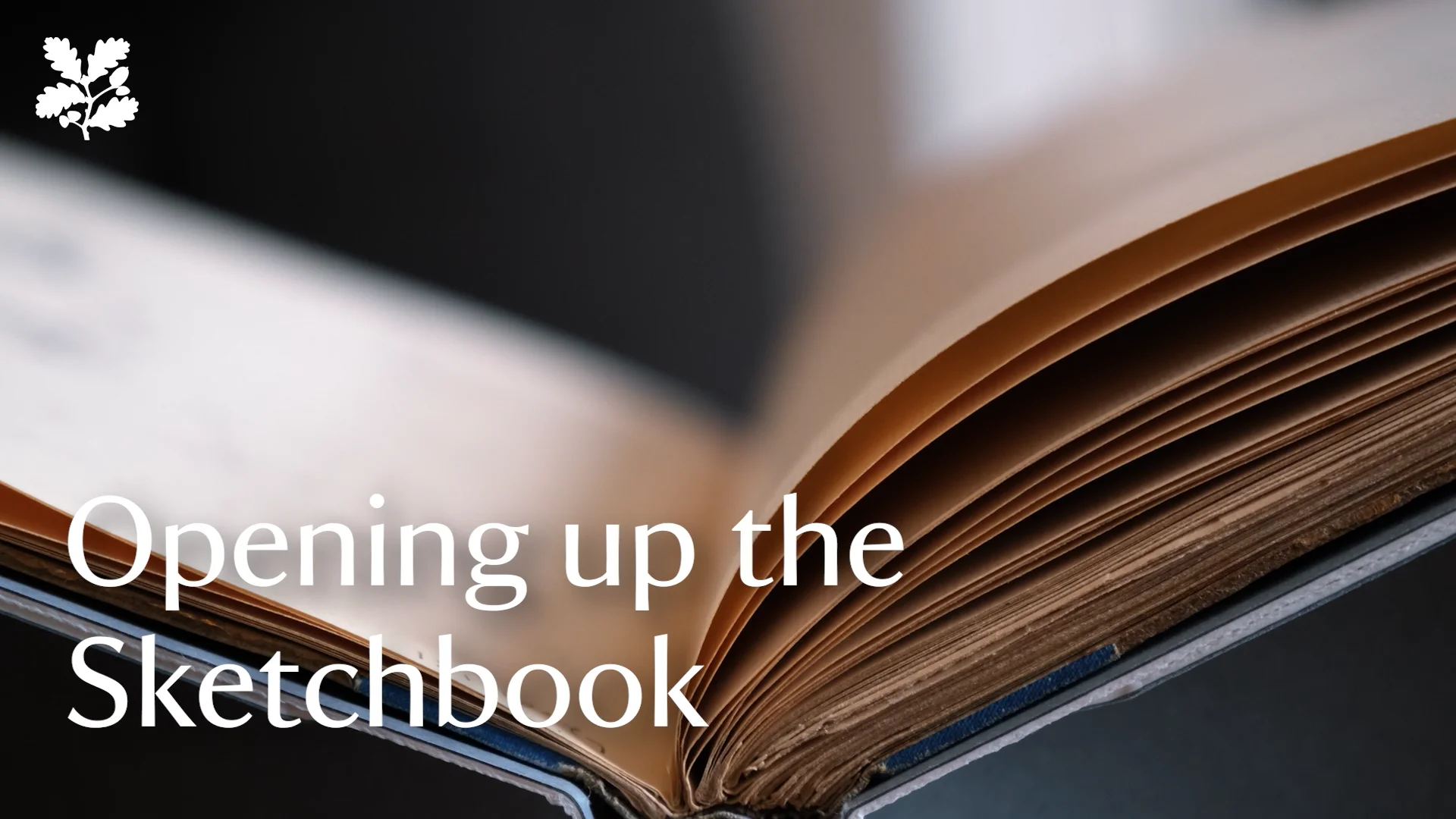 Opening The Sketchbook V2 on Vimeo