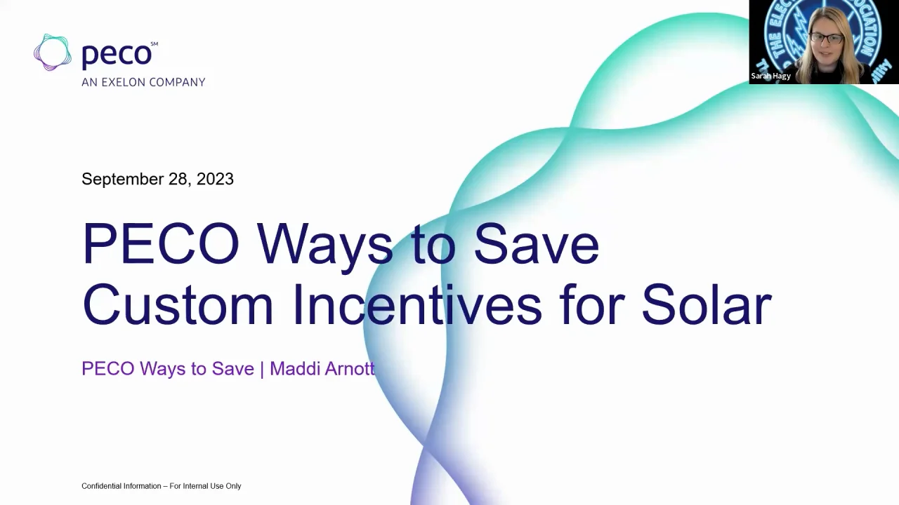 PECO Custom Incentives for Solar on Vimeo