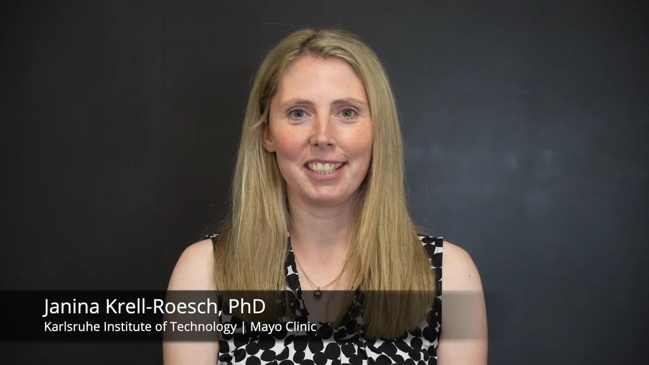 BONUS: Oral Research Presentation Synopsis - Janina Krell-Roesch on Vimeo