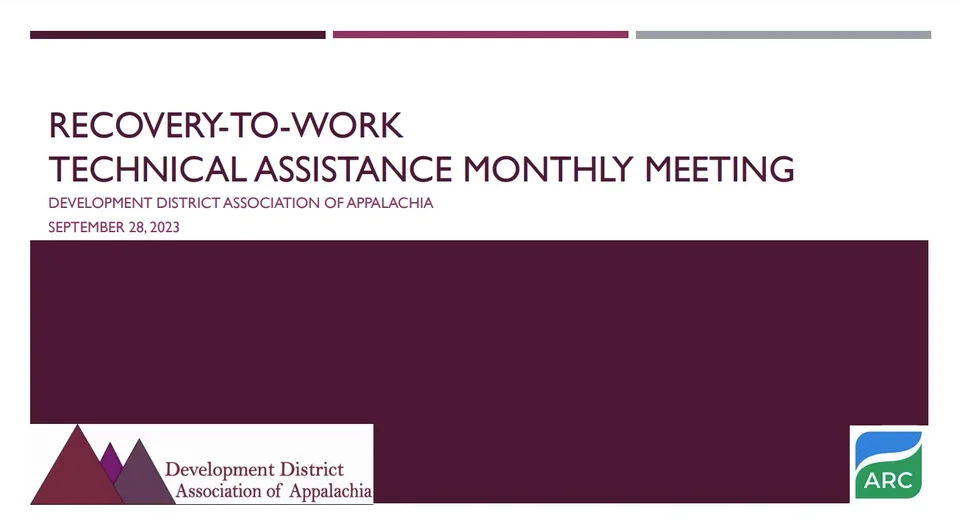 Recovery to Work September Meeting on Vimeo