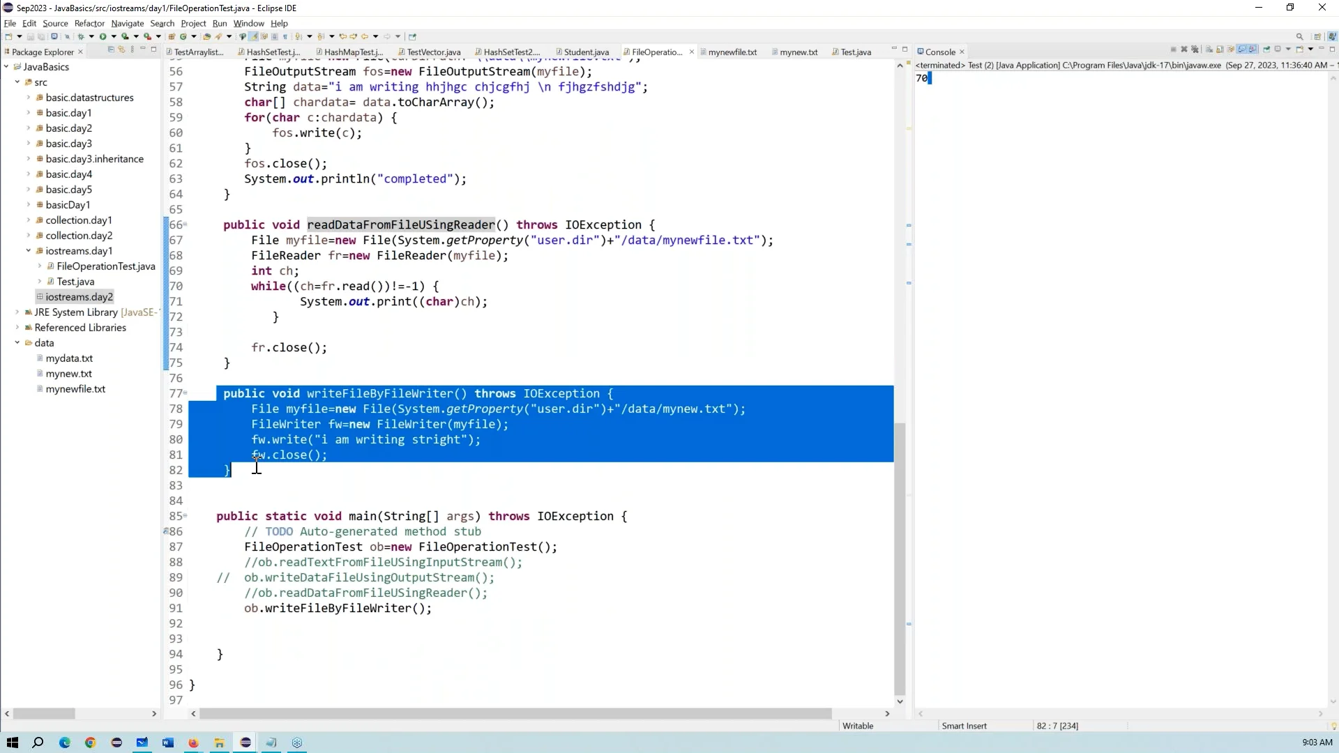 September 18th 2023 Batch_ White Box Automation - Advance Java Day 9 on Vimeo