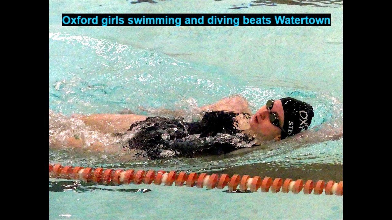 Oxford girls swimming and diving beats Watertown on Vimeo