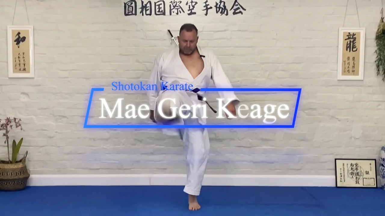 Shotokan Kicks Mae Geri Keage Basic Front Kick Tutorial on Vimeo