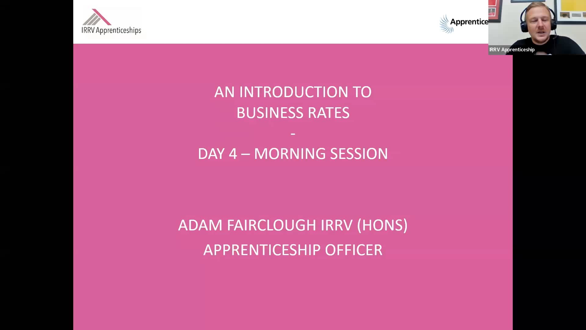 An Introduction to Business Rates_Day4_Morning Session_Feb23 on Vimeo