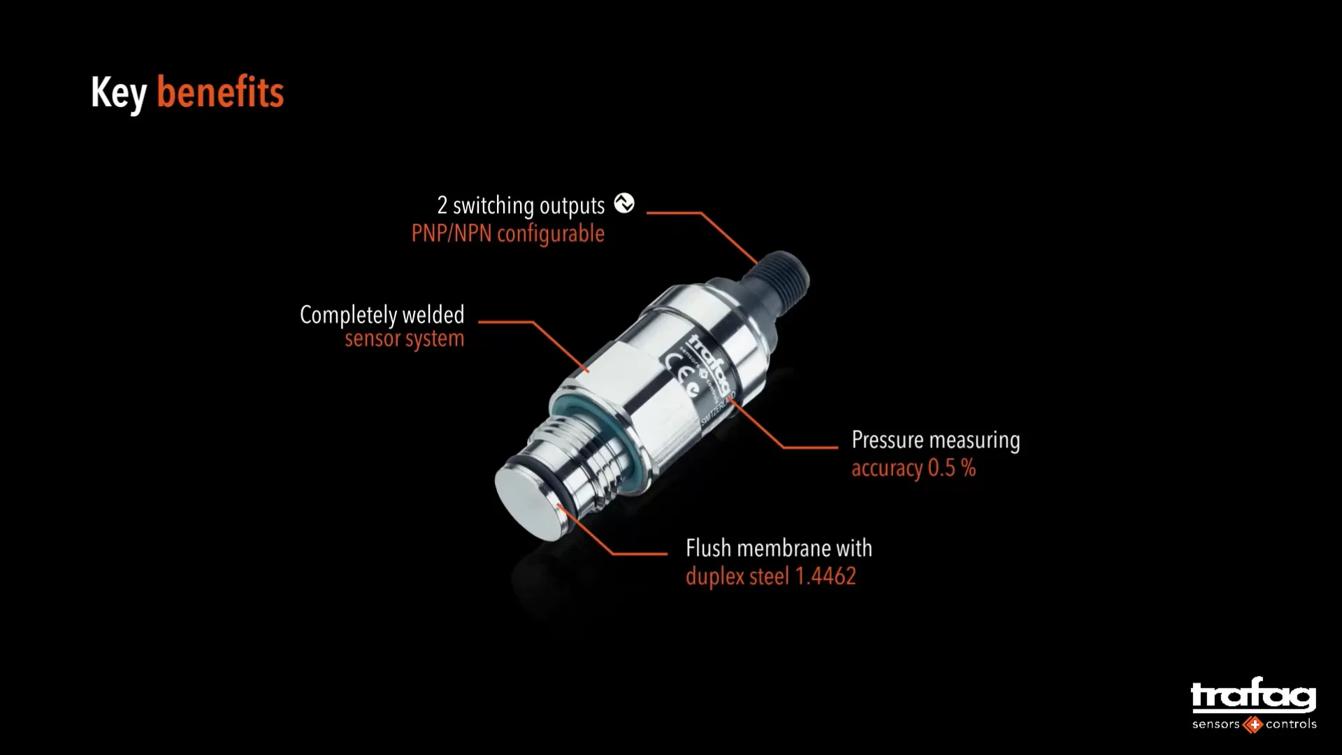 Flush Membrane and IO-Link: Pressure Transmitter and Switch FPI 8237 on ...