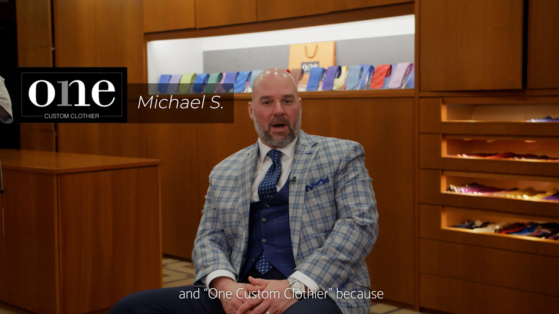 One Custom Clothier - Mike Testimonial on Vimeo