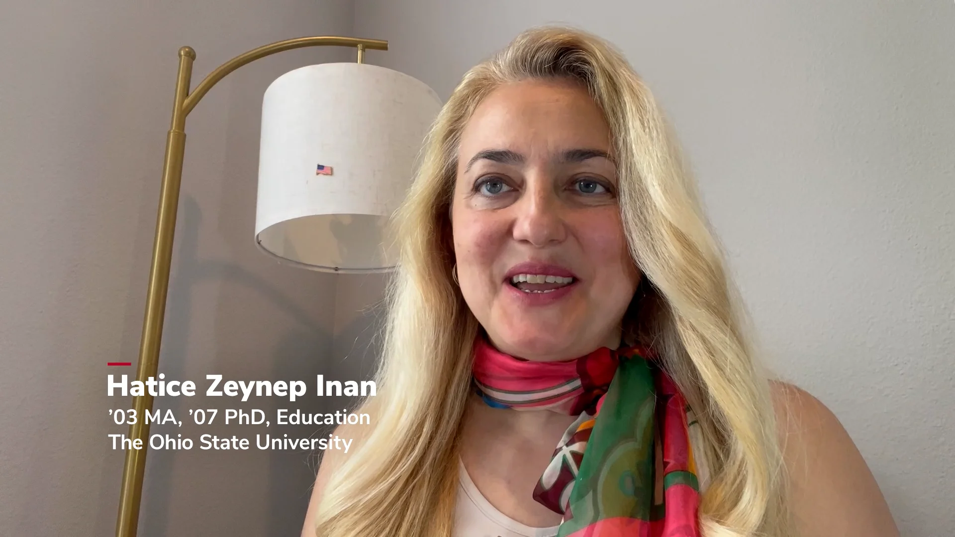 2023 Hall of Fame and Alumni Award recipient Hatice Zeynep Inan