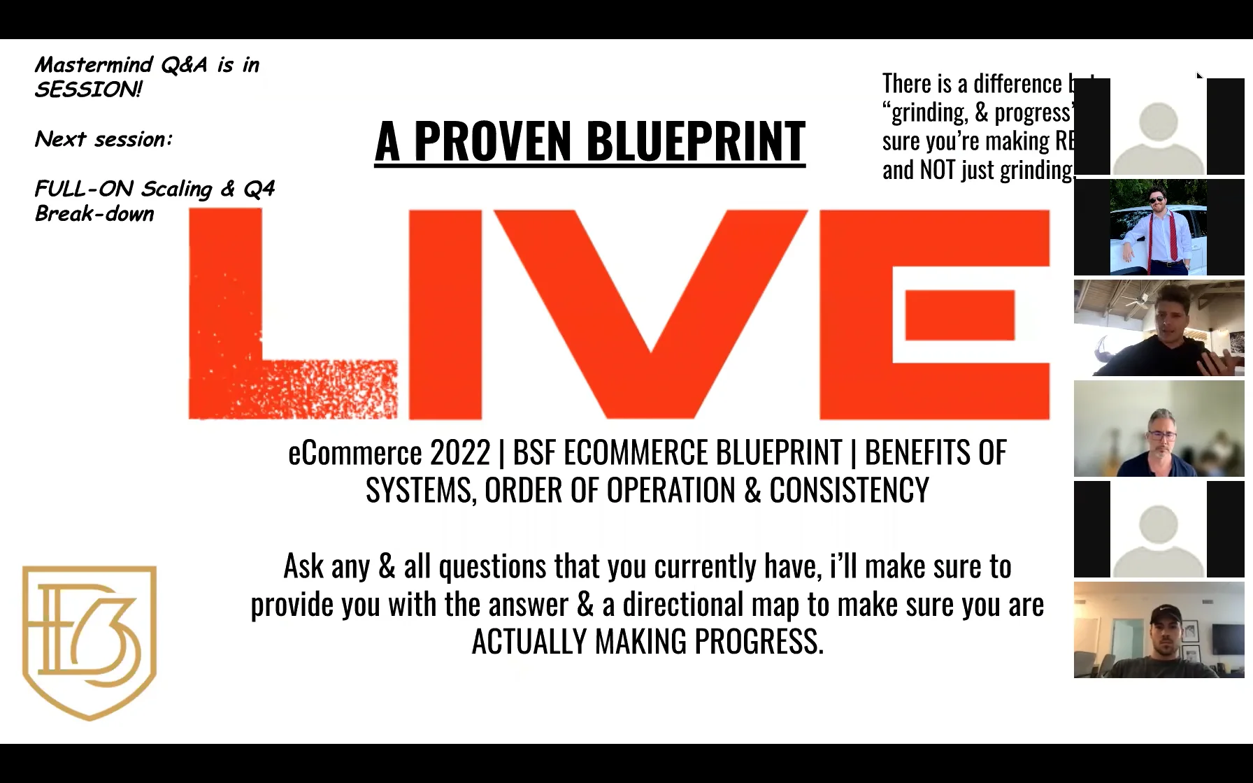 Q4 Training 1 - 4-Hour PRE Q4 Q&A on Vimeo